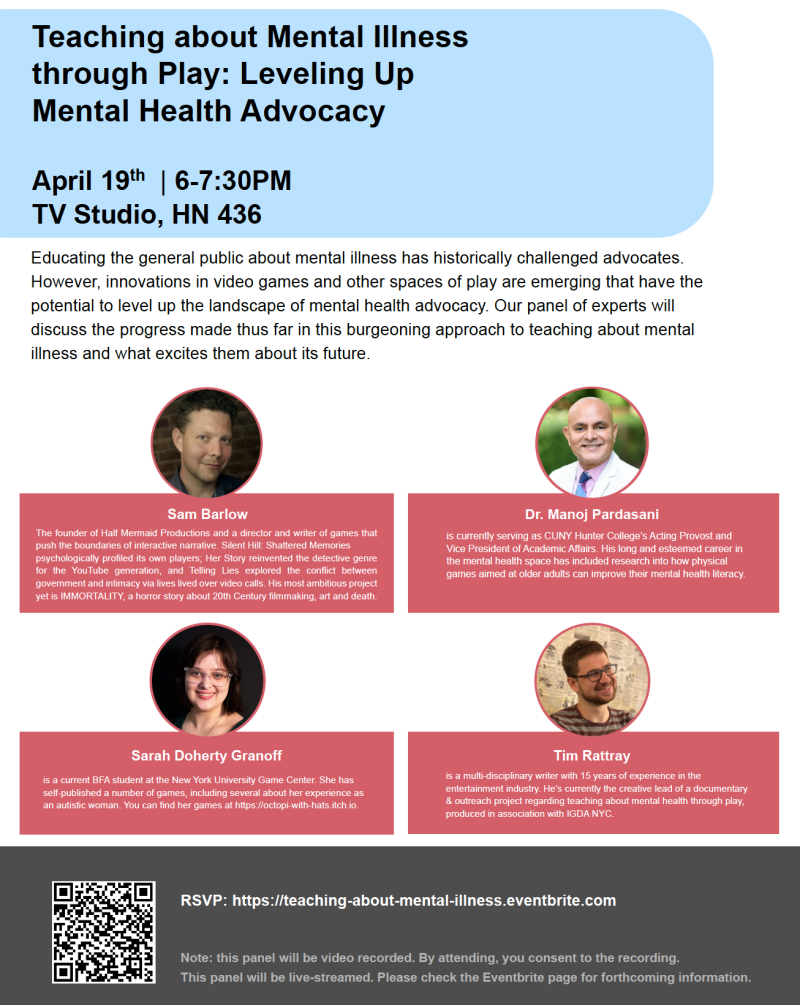 Film & Media – Hunter College | Teaching about Mental Illness through Play